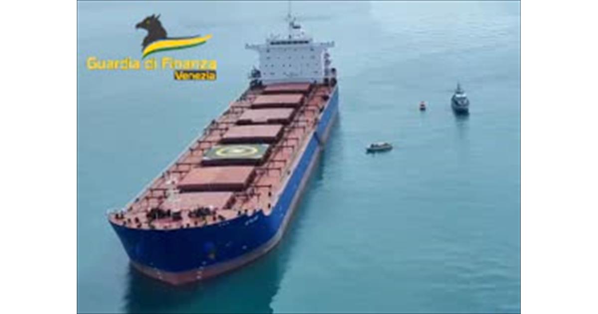 850 kg of cocaine seized on board a bulk carrier bound for Venice