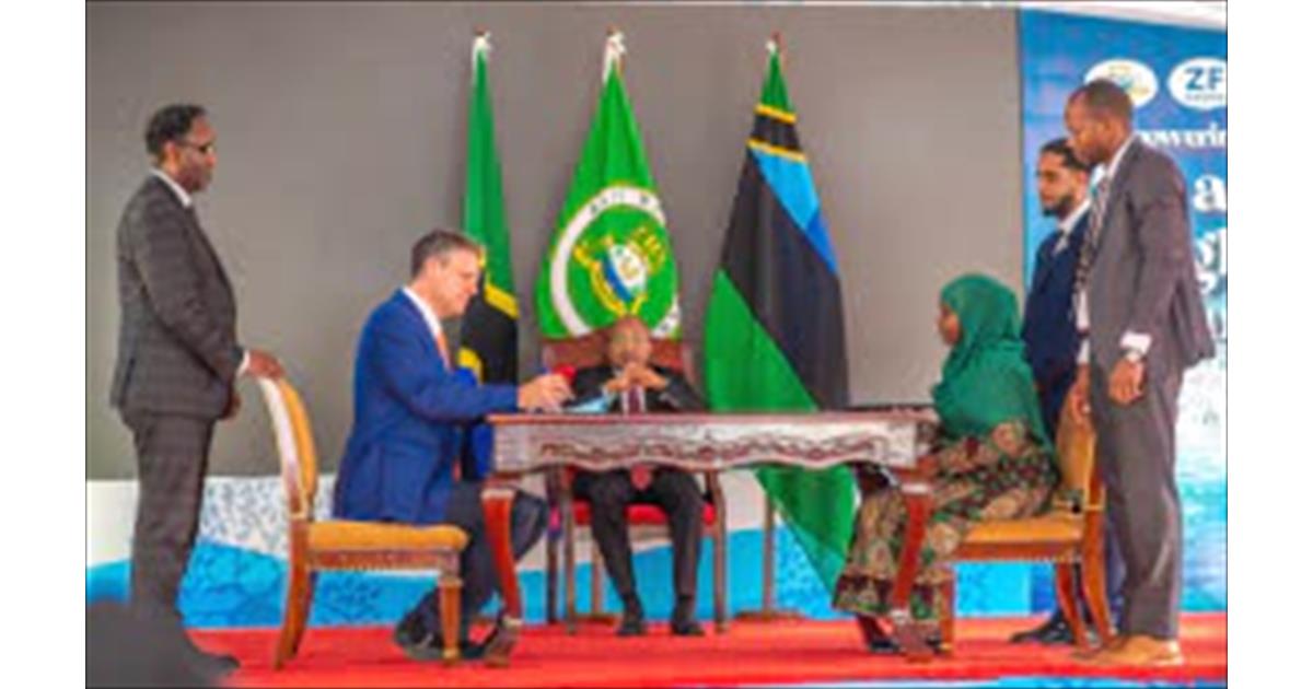 New ferry terminal in Zanzibar
