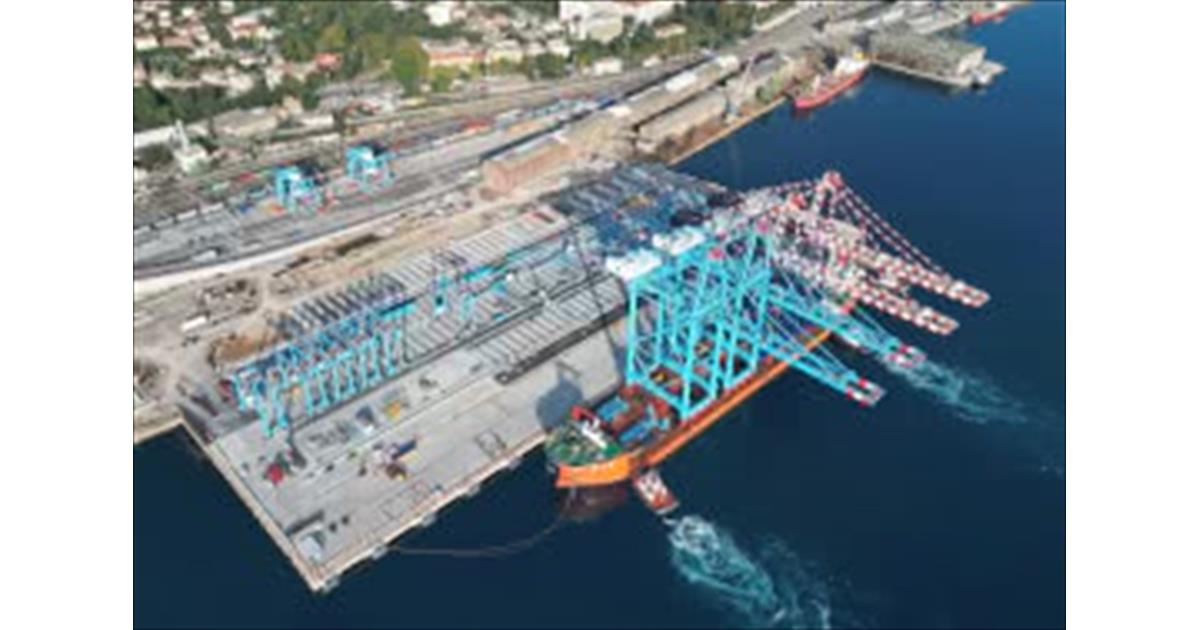 Due nuove gru ship-to-shore per il container terminal del porto di Rijeka