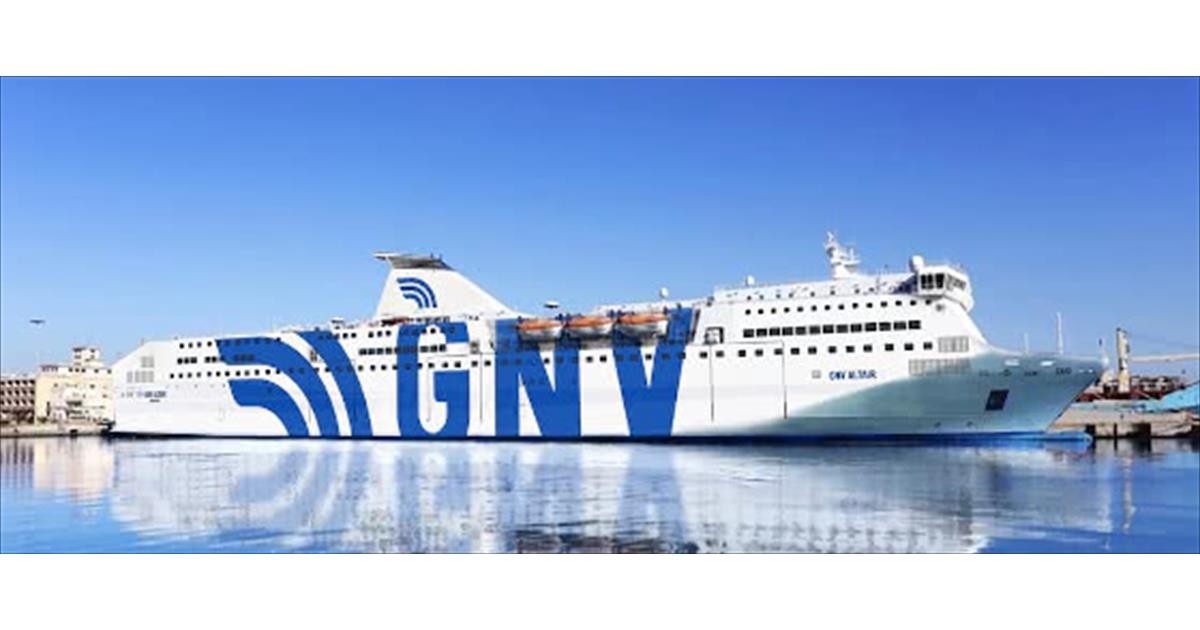 The GNV Altair ferry has joined the GNV fleet