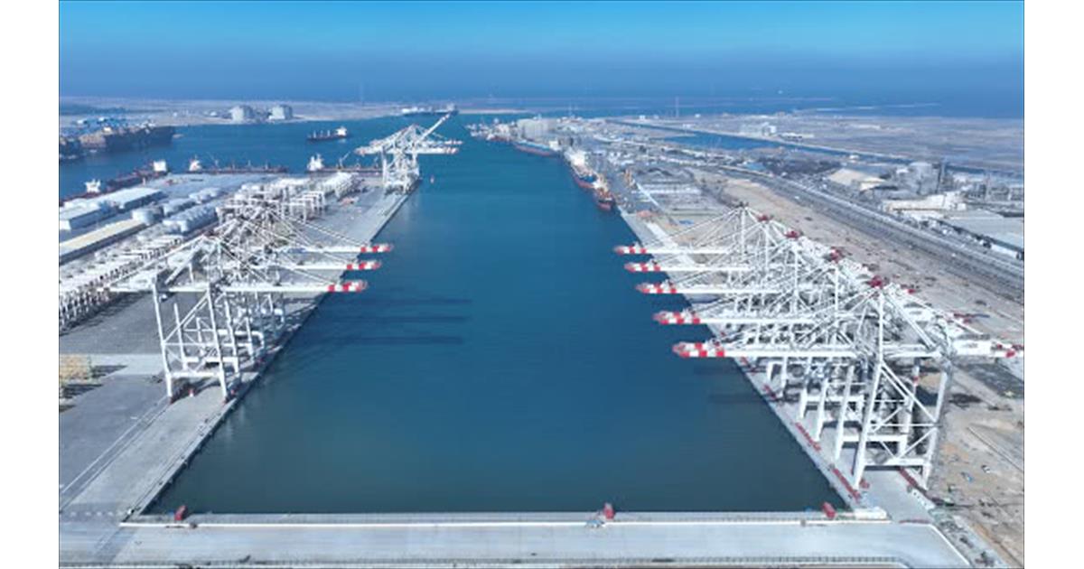 Tomorrow the new transhipment container terminal in Damietta will be ...